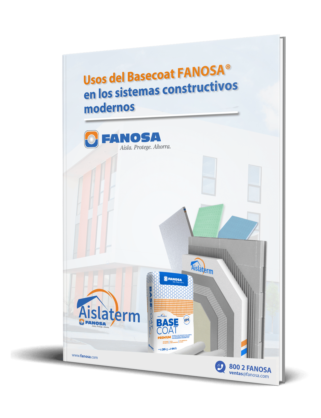 Usos del Basecoat FANOSA en los sistemas constructivos modernos